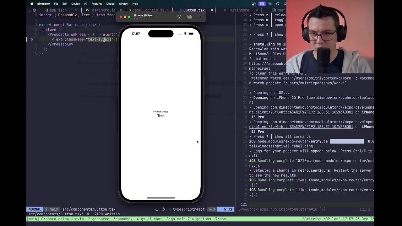 Nativewind V4 React Native New Architecture Typescript Neovim Copilot Chat Youtube