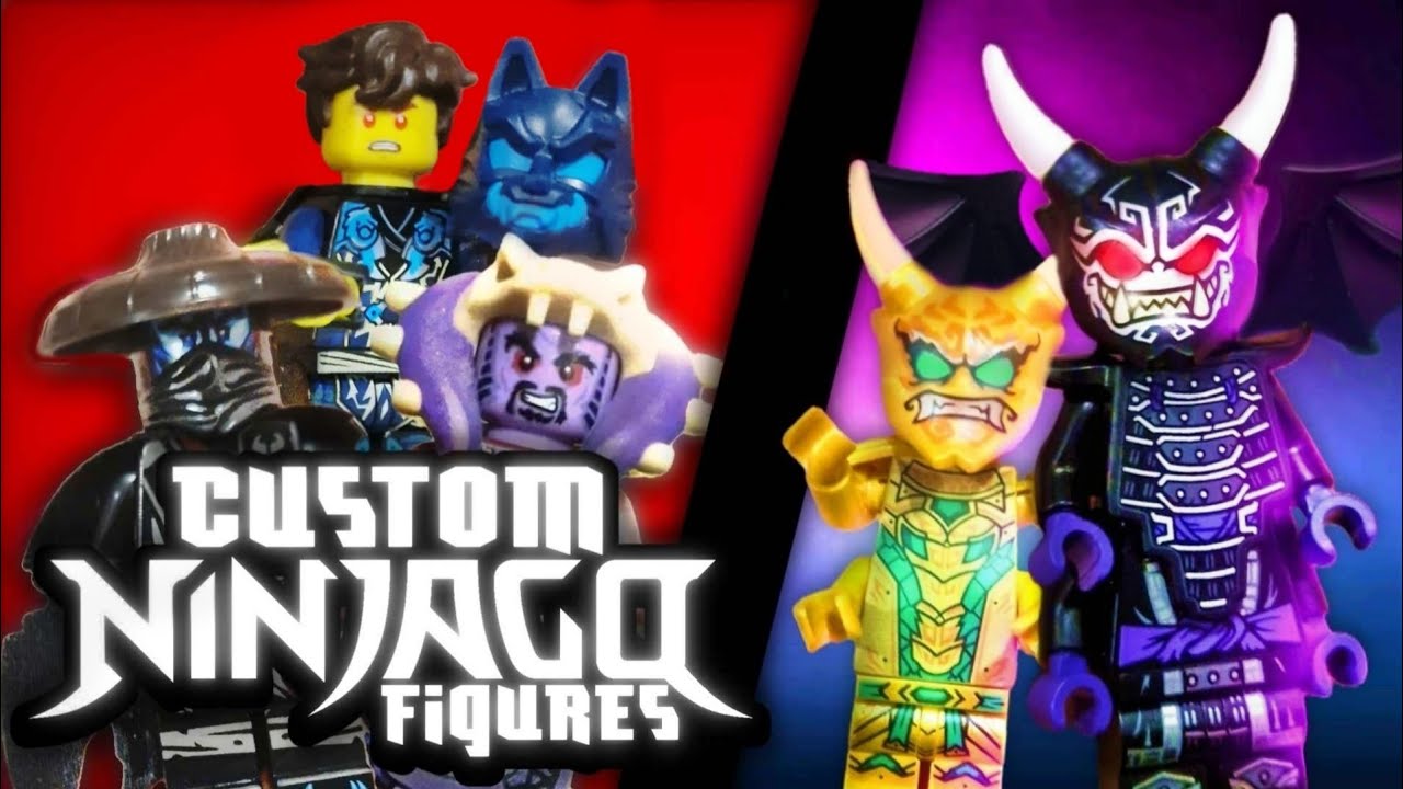 BEST Custom-Printed NINJAGO minifigures! - YouTube
