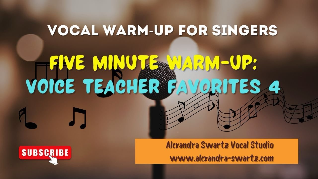 Vocal Warm-Up for Singers | Voice Teacher Favorites | Five Minute Warm ...