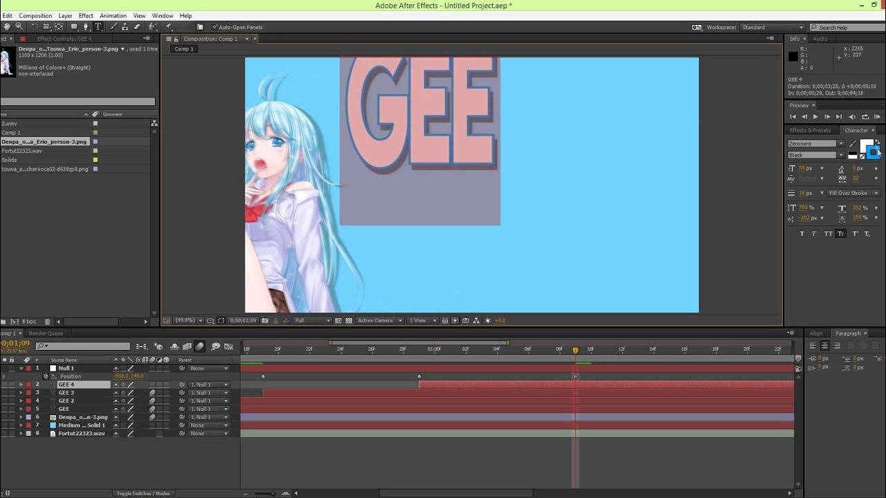 After Effects • Camera Movement//Null Object • Tutorial - YouTube