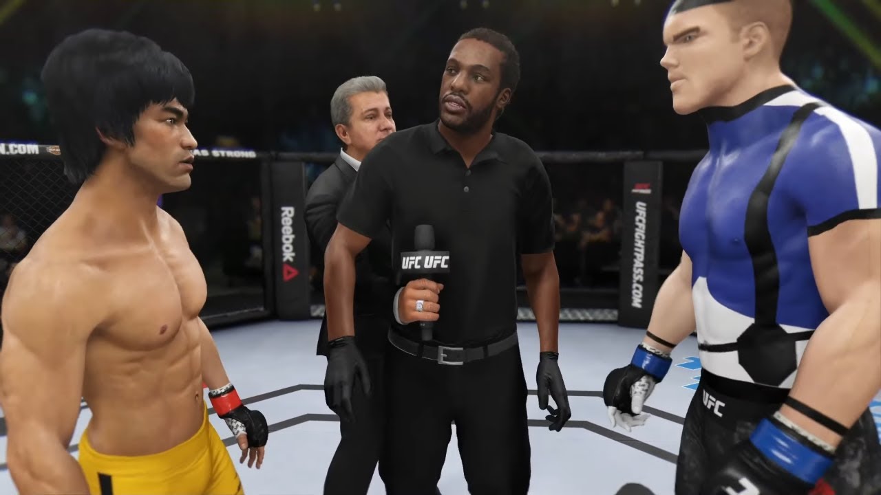 Bruce Lee vs. Stryker Mortal Kombat (EA sports UFC 3) - YouTube