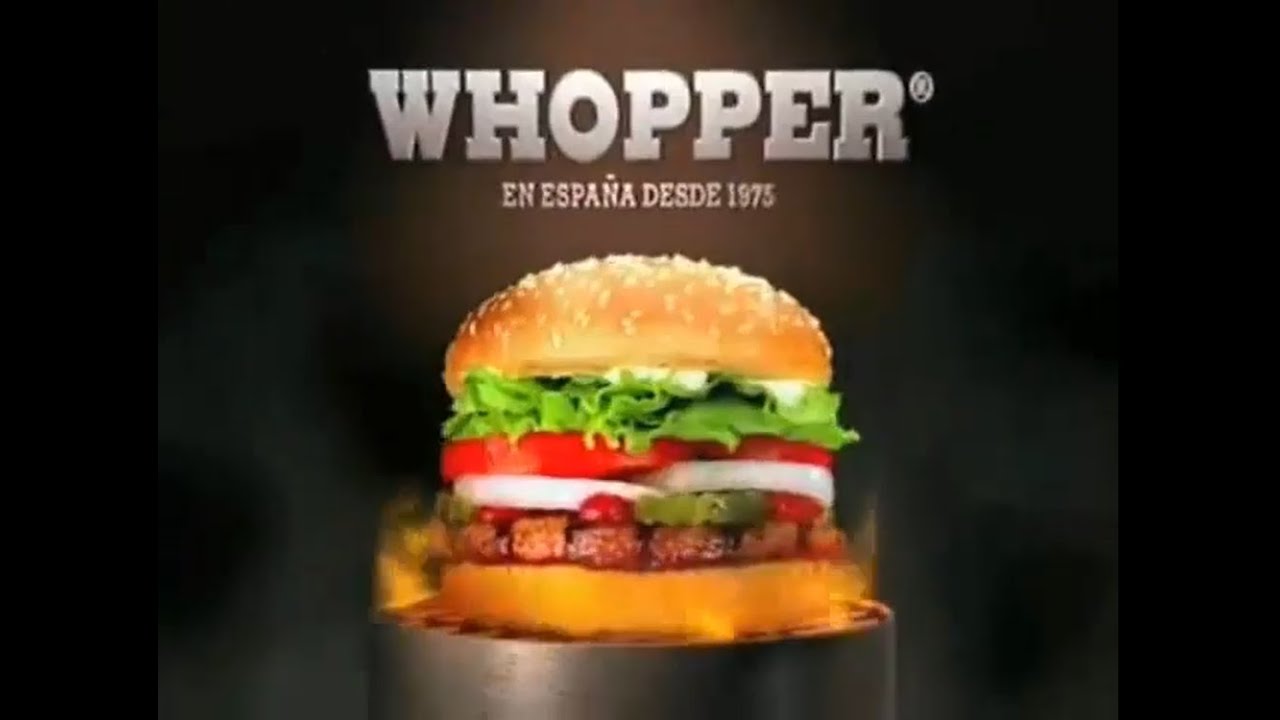 Whopper en España desde 1975 (Anuncio de Burger King) - YouTube