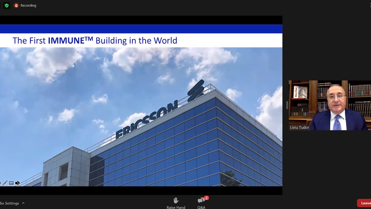Liviu Tudor on IMMUNE Building Standard™ at Global Real Estate Summit ...