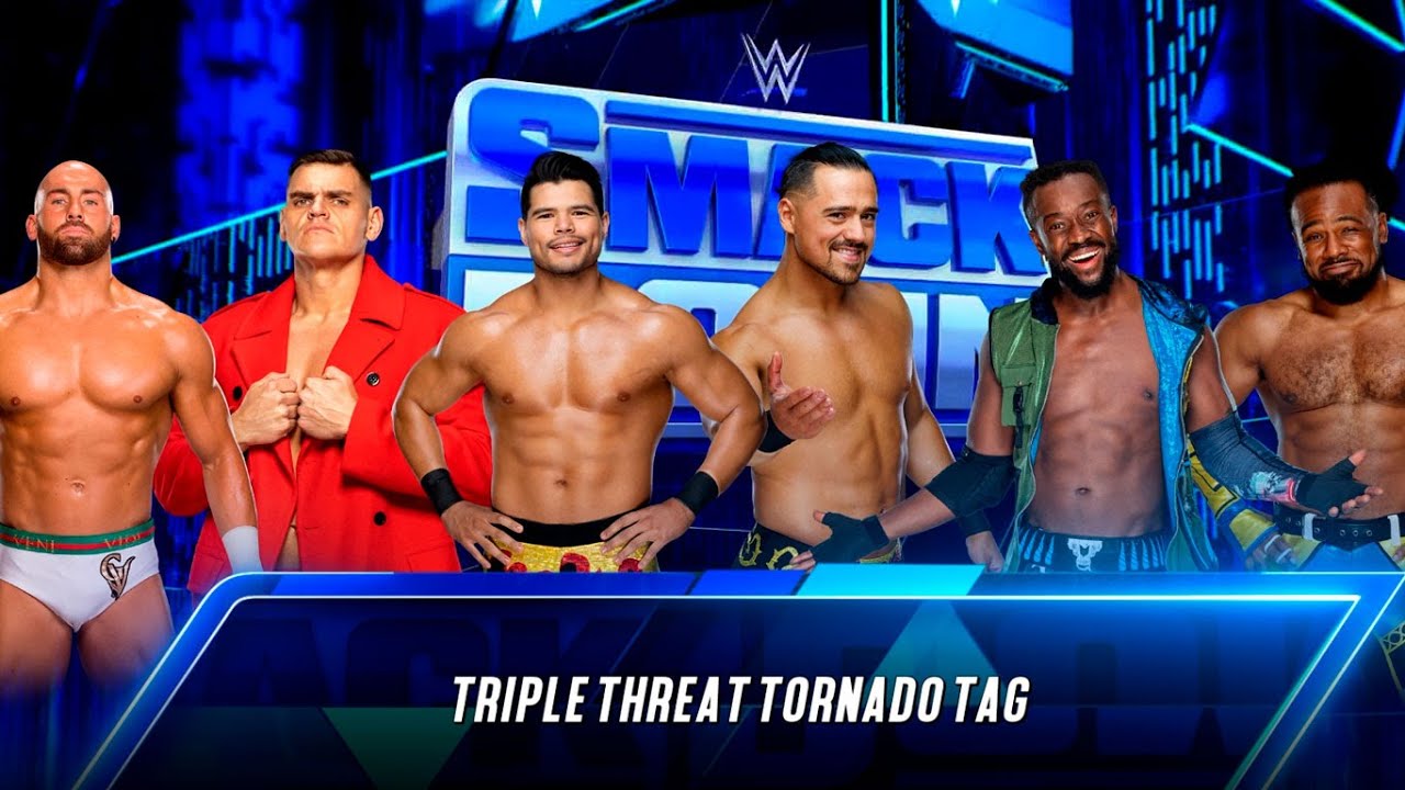 Gunther & Giovanni Vinci VS Humberto & Angel VS Kofi Kingston & Xavier ...