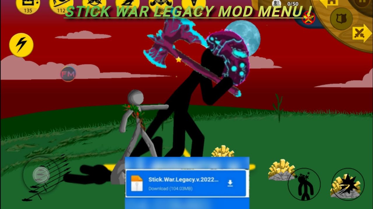 Stick War Legacy | Mod Menu & Hugo Gaming Skins ! | (Special) - YouTube