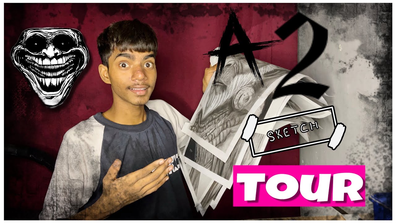 A2 Size Drawings TOUR 😍 - YouTube