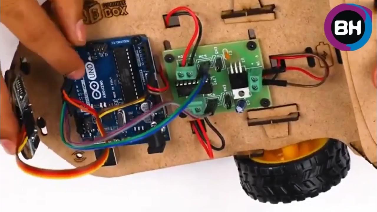 Obstacle avoiding robot without servo. - YouTube