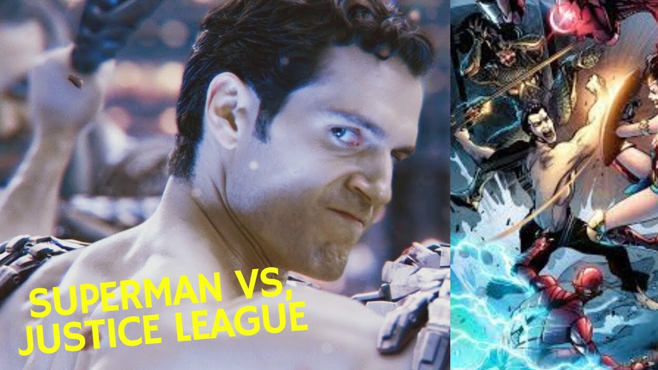 Superman vs justice league scene (snyder cut) HD - YouTube