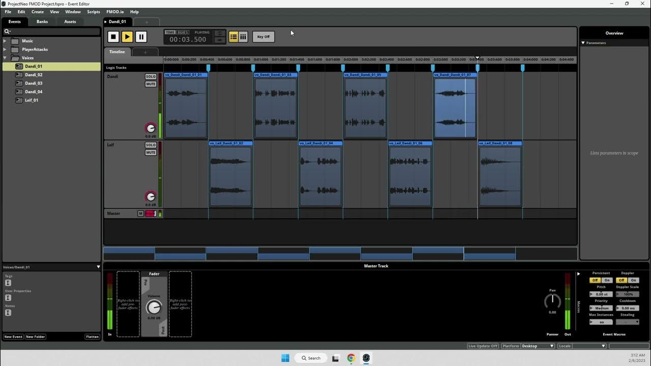 FMOD Voice Event Implementation - YouTube