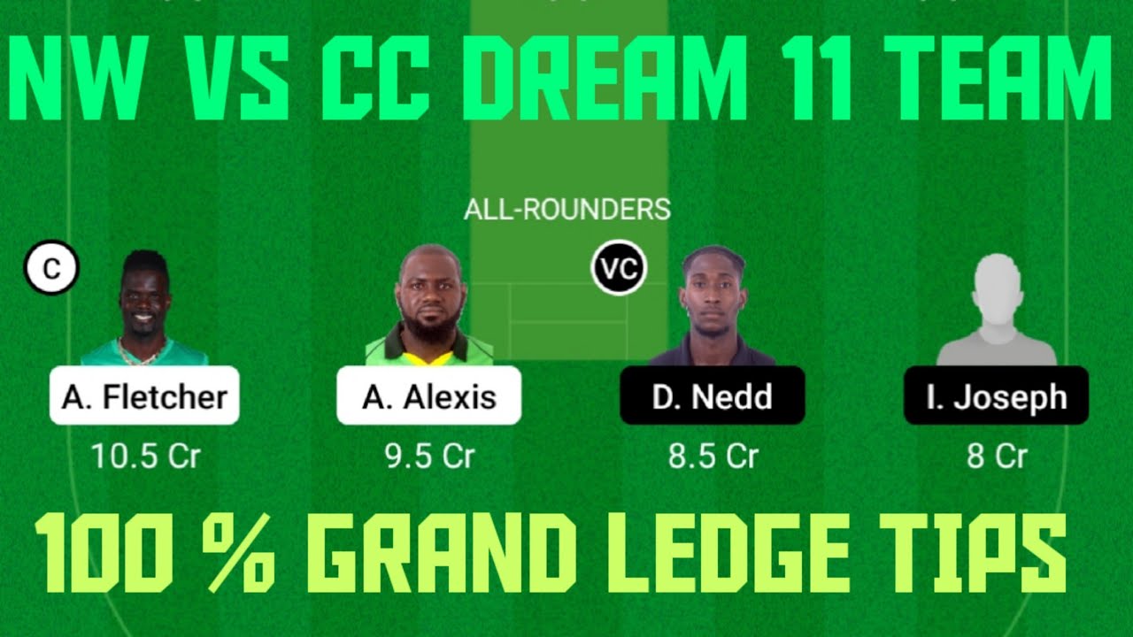 NW VS CC # CC VS NW DREAM 11 TEAM AND PREDICTION // DM FANTASY GURU ...