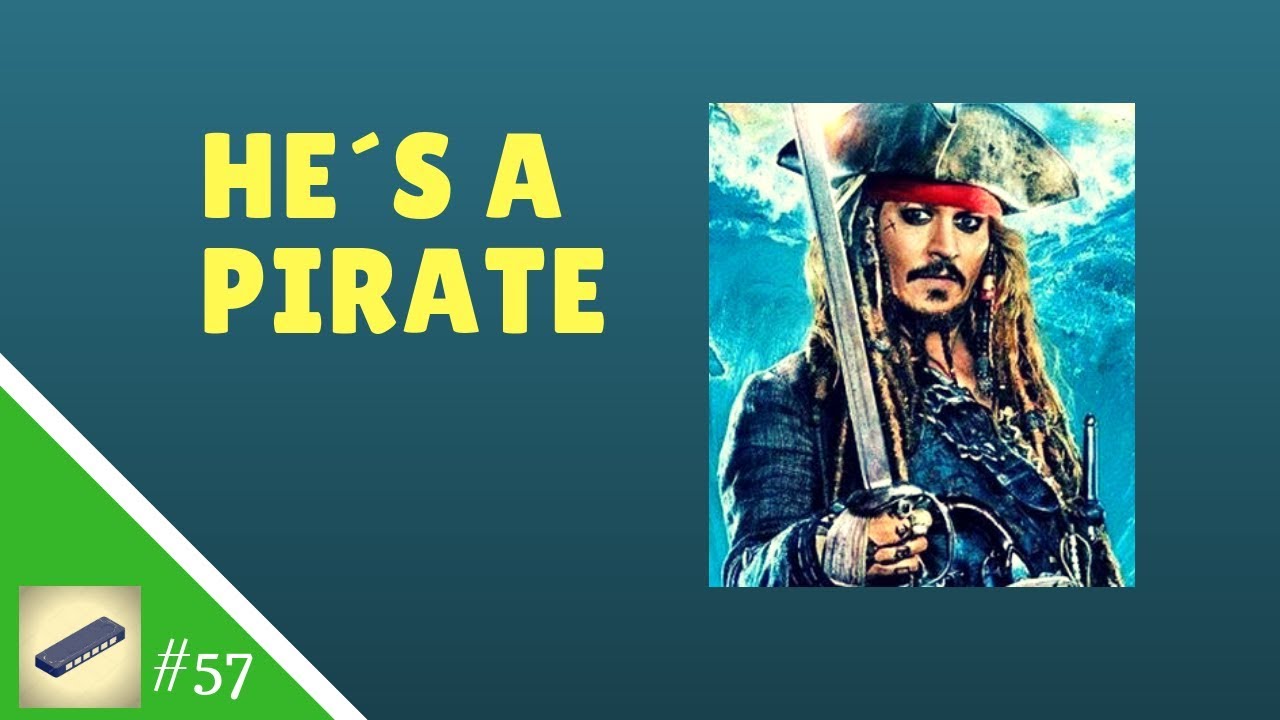 Lesson 57 HARMONICA C - He´s a pirate (Pirates of the Caribbean Theme ...