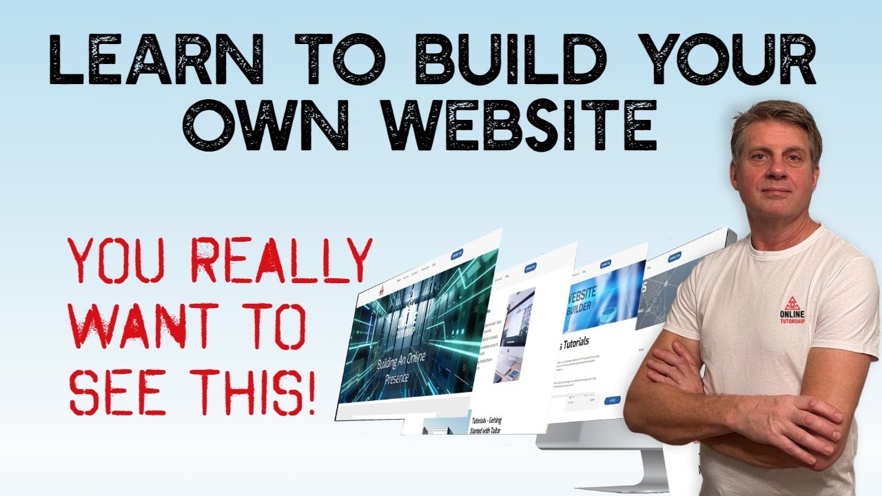 Building Your Own Website With A Simple Website Builder - YouTube