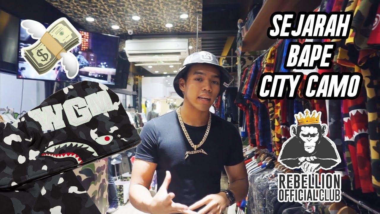 #HYPEMANIA | Sejarah Bape Shark City Camo | Rebellion Official Club ...