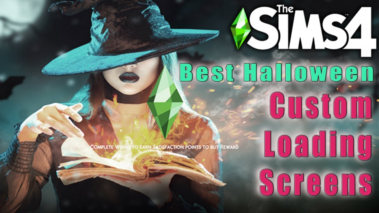The BEST Halloween Sims 4 Custom Loading Screens! - YouTube