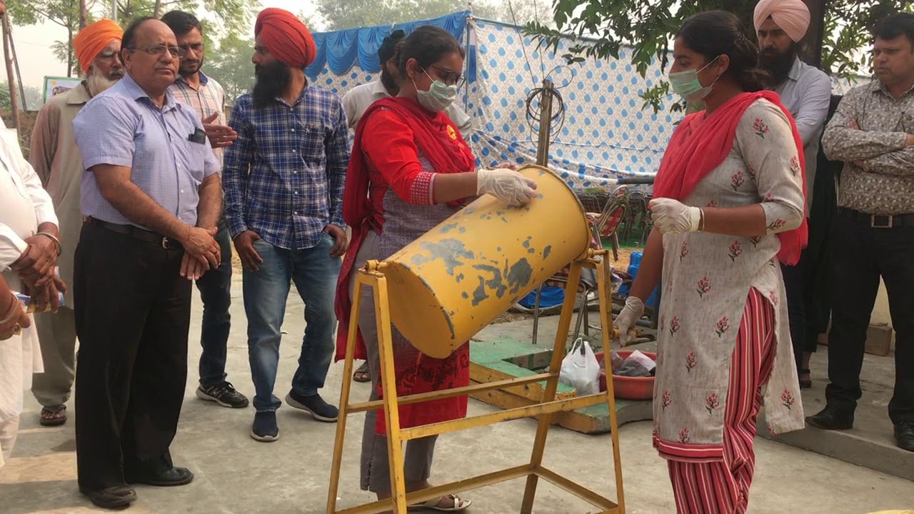 Demonstration for Seed Treatment by RAWE Students - YouTube