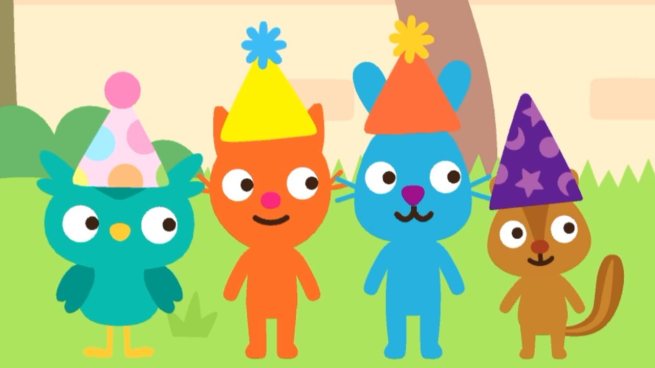 Sago Mini School - Birthday Cake & About Me - Best App for Kids - YouTube