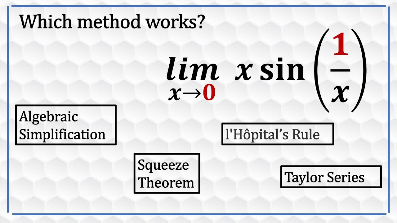 Lim Xsin 1 x As X Goes To 0 YouTube