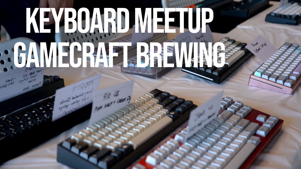 Millennial Up Keys - Mechanical Keyboard Meetup at Gamecraft Brewery ...