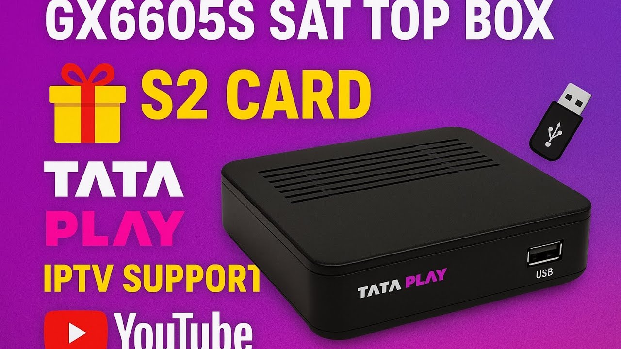 👉 "GX6605S S2 Card IPTV 📺 USB New Software Update |YouTube Working को कवर करता है: - YouTube