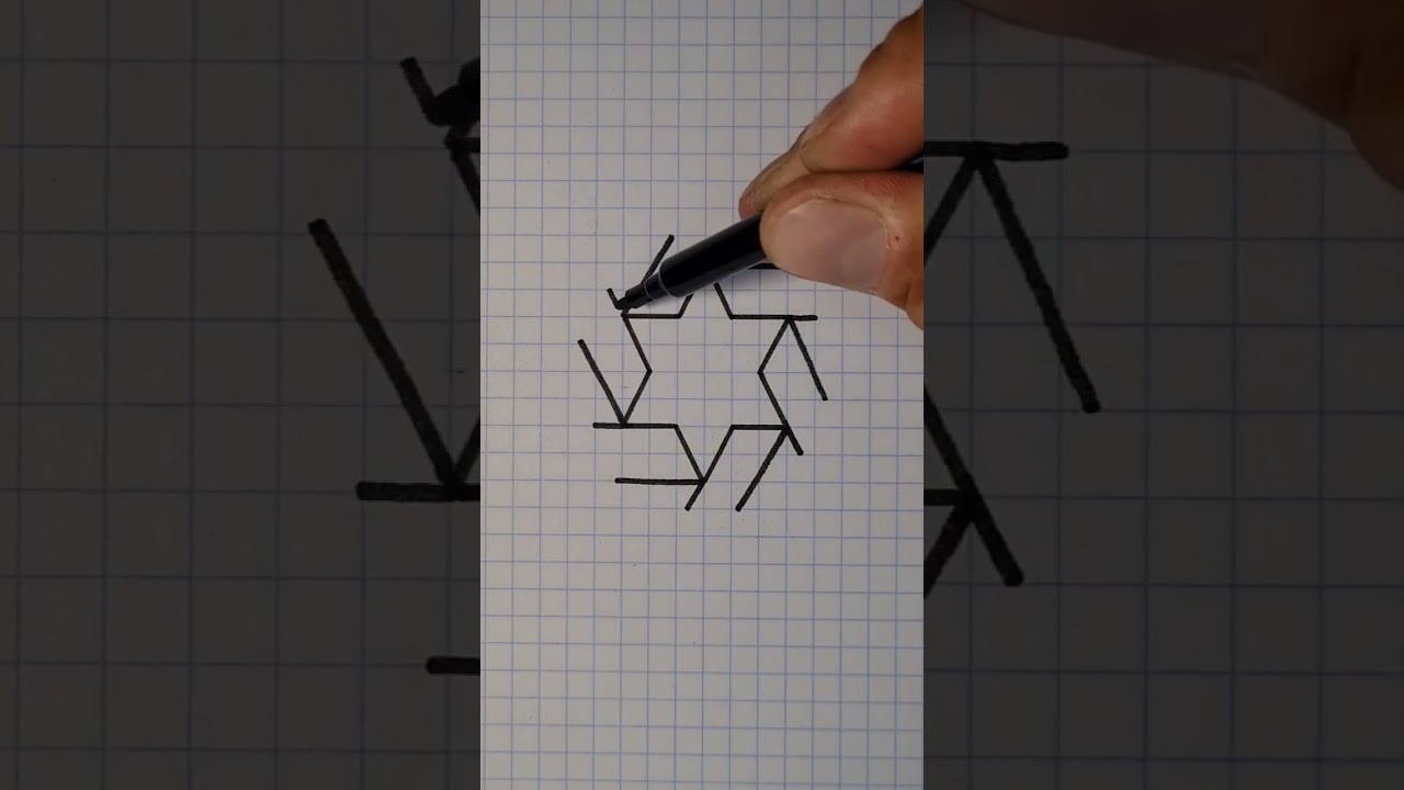 3D drawing #condsty - YouTube