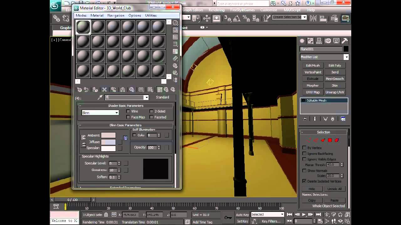 3ds Max Tutorial: Create a Game Environment Part 10 - YouTube