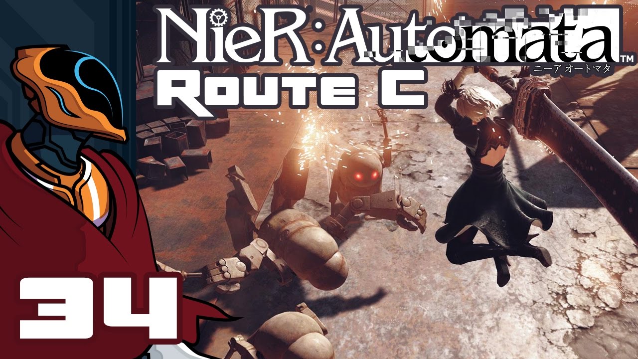 Let's Play NieR: Automata - PS4 Gameplay Part 34 - Grind'Em'Up - YouTube
