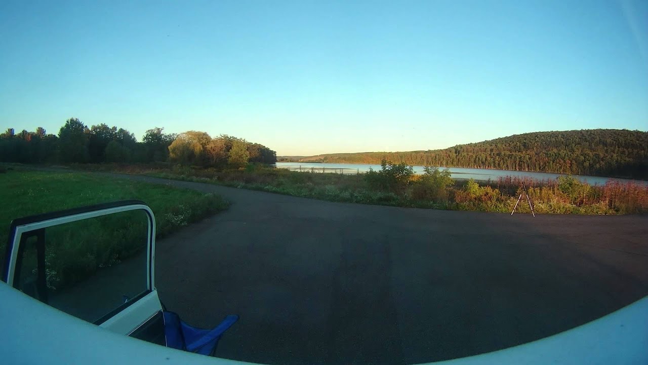 Behind the Scenes: Moonrise on Cowanesque Lake, PA (1080p) - YouTube