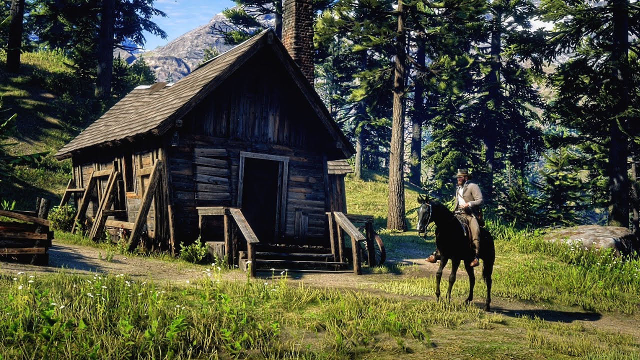 Red Dead Redemption 2 - Robbing Watson's Cabin - YouTube