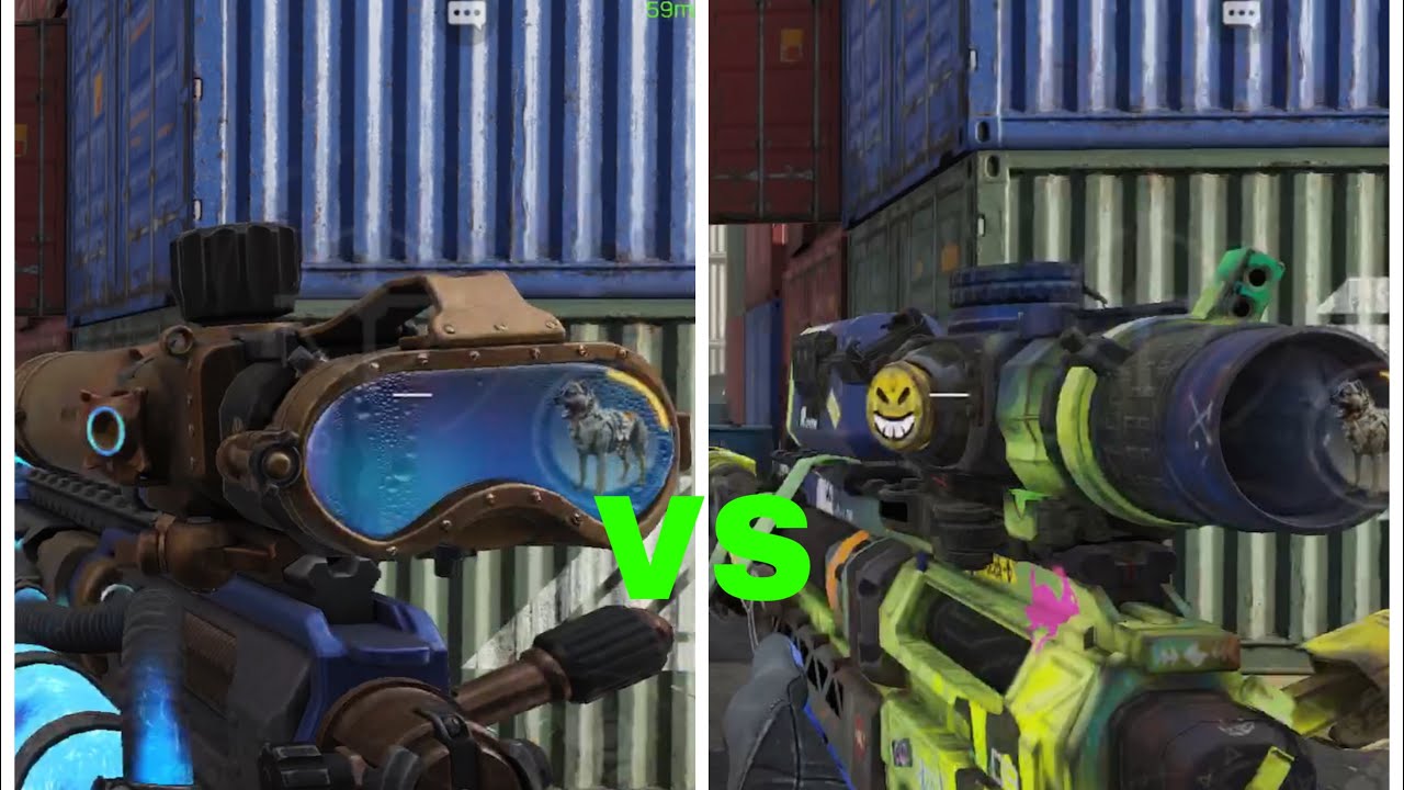 Normal locus scope vs Legendary Locus Scope | COD MOBILE - YouTube