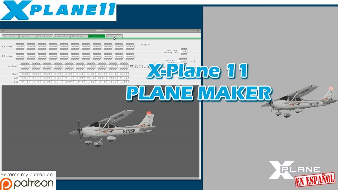 X-Plane 11 | Plane Maker - YouTube