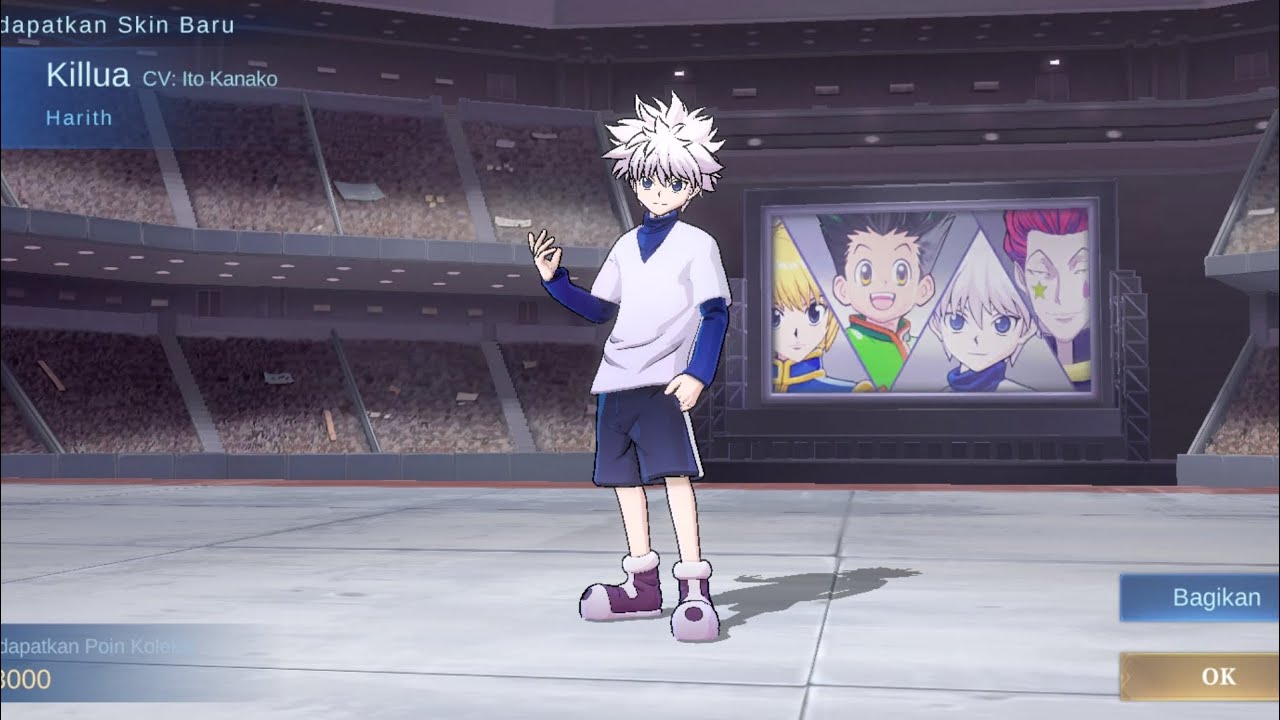 I GOT KILLUA COLLAB SKIN FOR ONLY 1890 DIAMONDS IN MOBILE LEGEND # ...