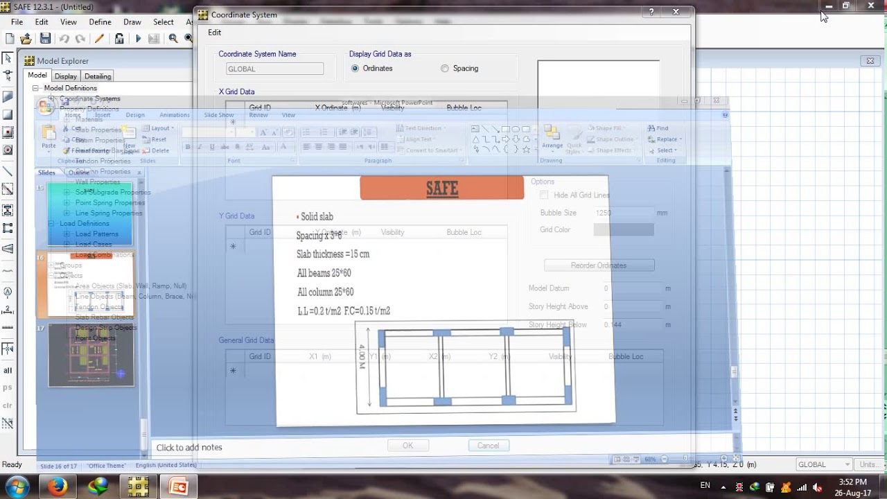 lec1(Safe) -introduction to safe & solid slab modeling - YouTube