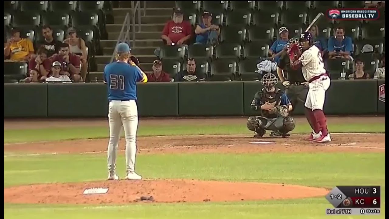 Matt Bataska, Houston Apollos 2021 American Association Highlights ...