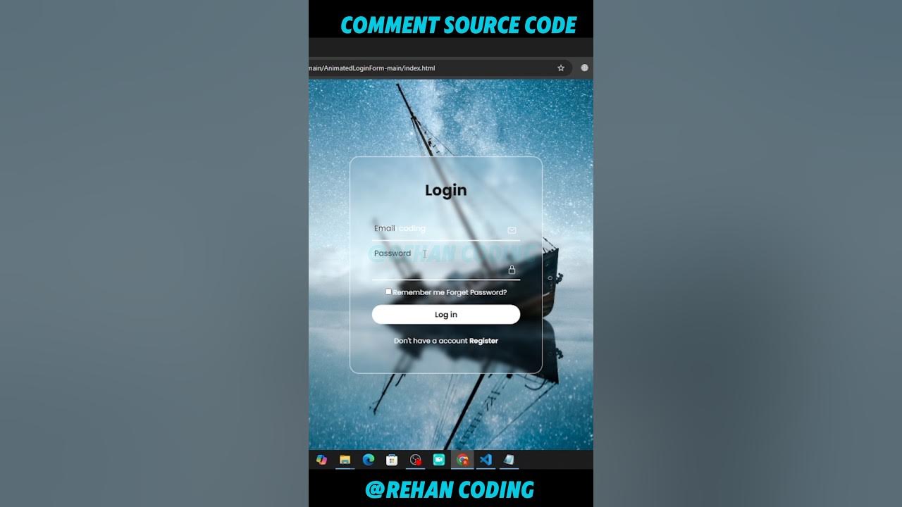 Glass Input Form|Css Animation With JavaScript #codingadvice #codingmistakes #codingbasics #code ...