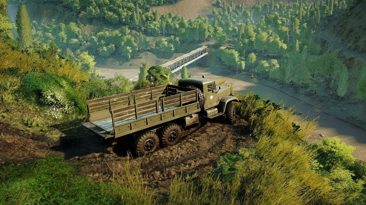 Snowrunner. map Death Roads Real life\realistic mud\private mods. День ...