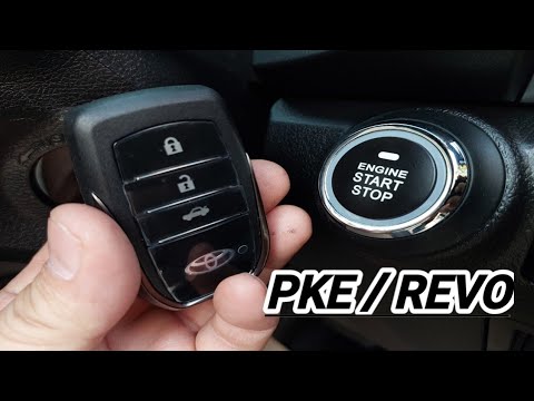 #PKE Revo ติดตั้งระบบ Push start Smart Key กดปุ่ม start - YouTube