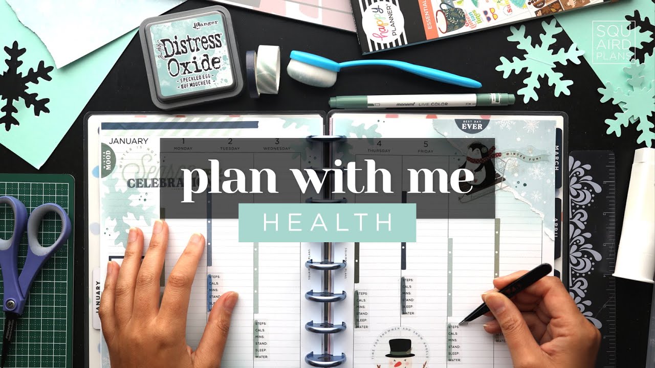 PLAN WITH ME :: DECORATING A LINED VERTICAL LAYOUT IN A CLASSIC HAPPY ...