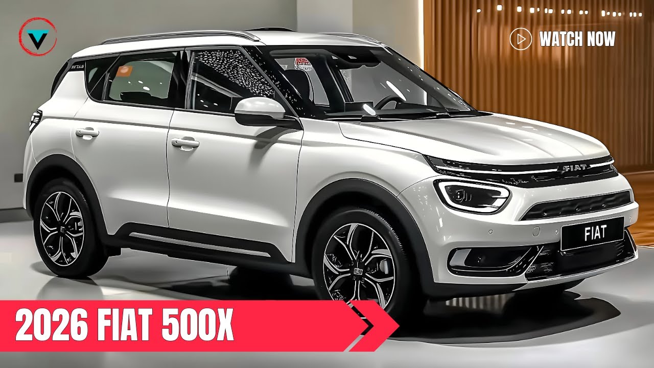 Nuova Fiat 500X 2026 svelata - Il SUV urbano di nuova generazione - YouTube