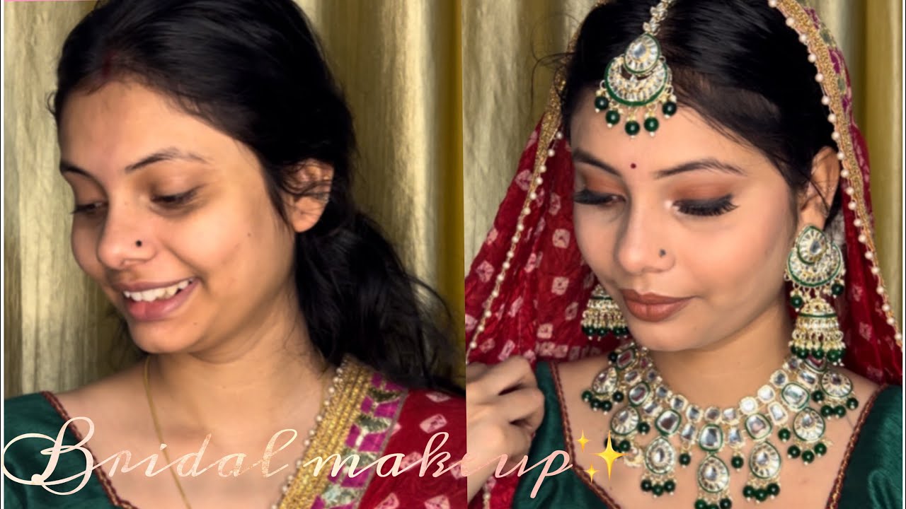 Bridal makeup|| step by step makeup💄|| Makeup tutorial for beginners # ...