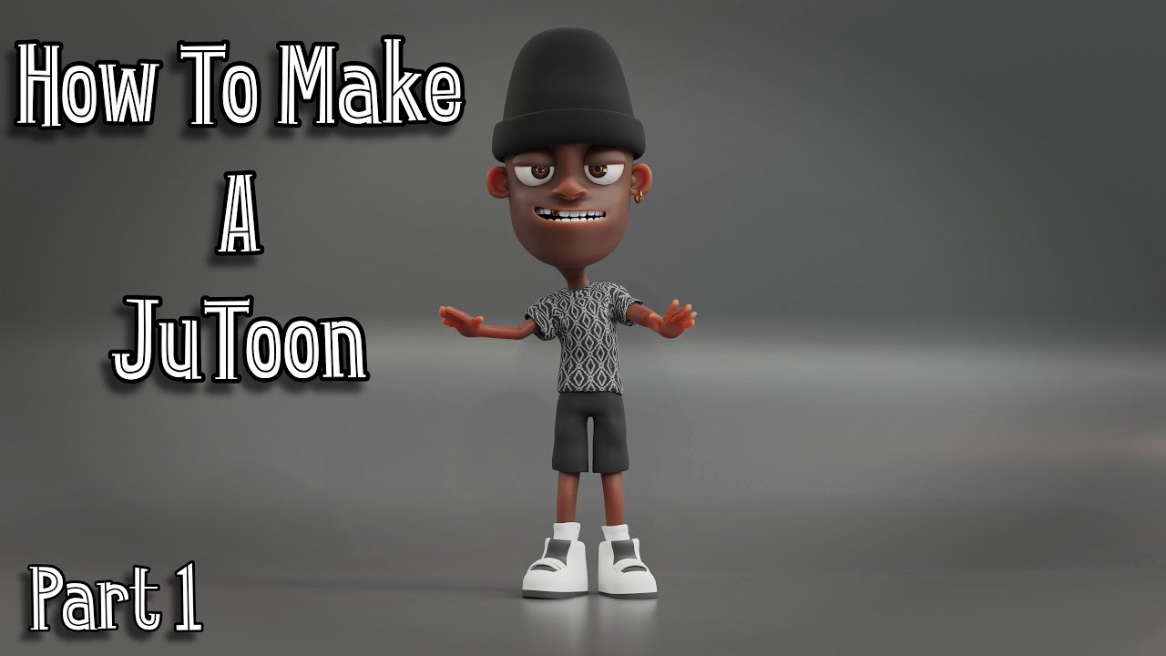 How to Make a Jutoon in Blender Part 1 - YouTube