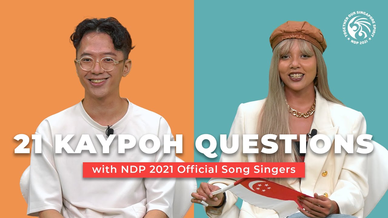 21 Kaypoh Questions with NDP 2021 Original Song Singers - YouTube