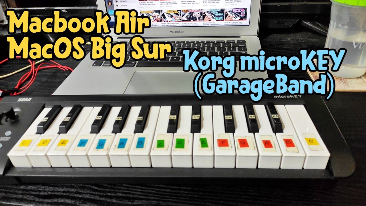 [eng] Cara Connect Korg microKEY ke MacBook (macOS Big Sur & GarageBand ...