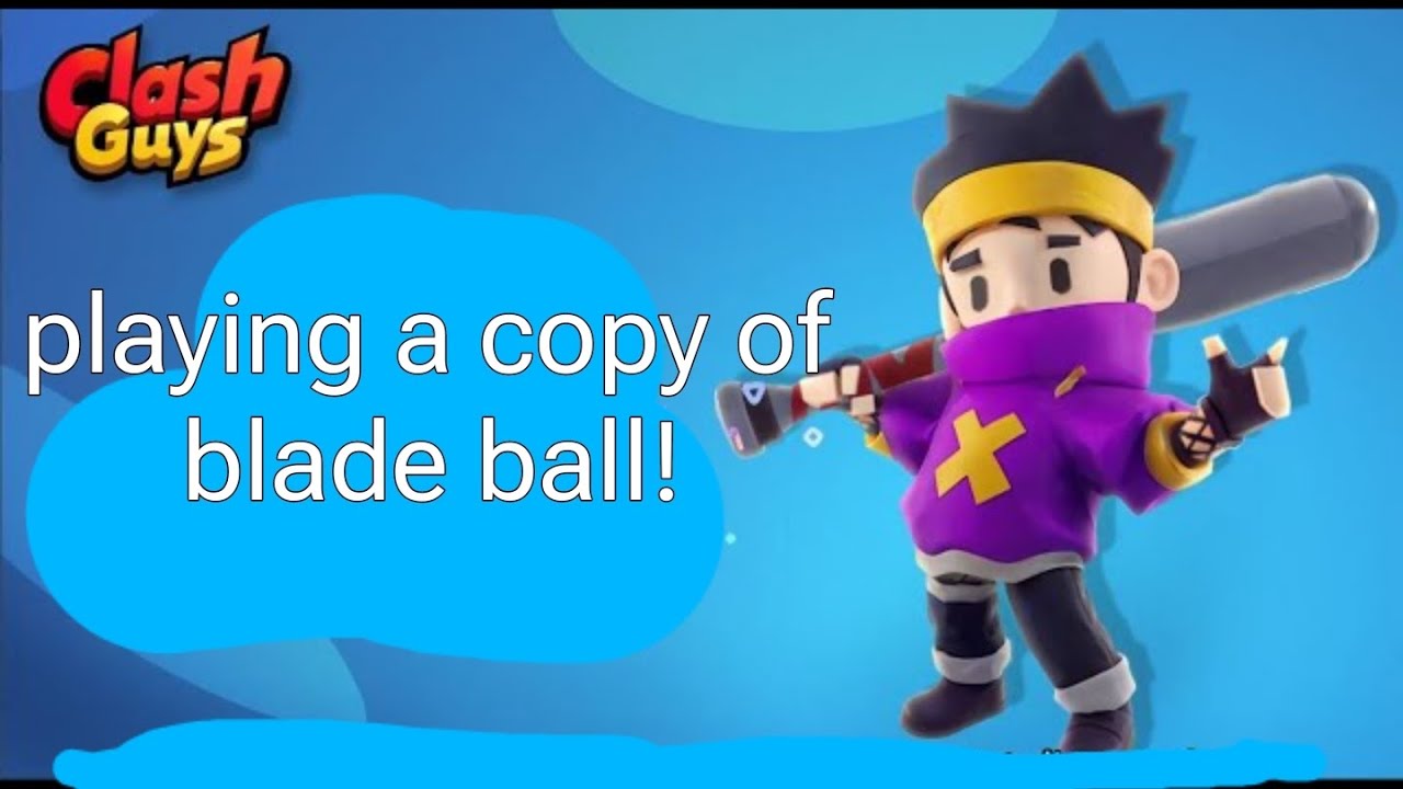 playing a copy of blade ball! - YouTube