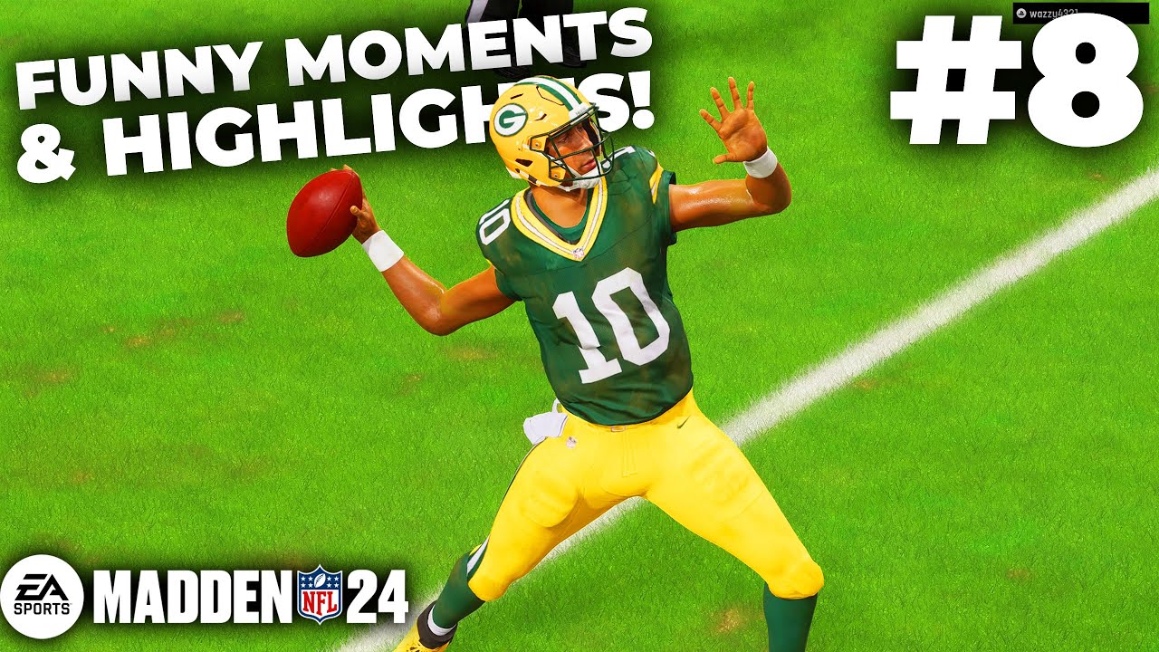 MADDEN 24 FUNNY MOMENTS + HIGHLIGHTS #8! - YouTube