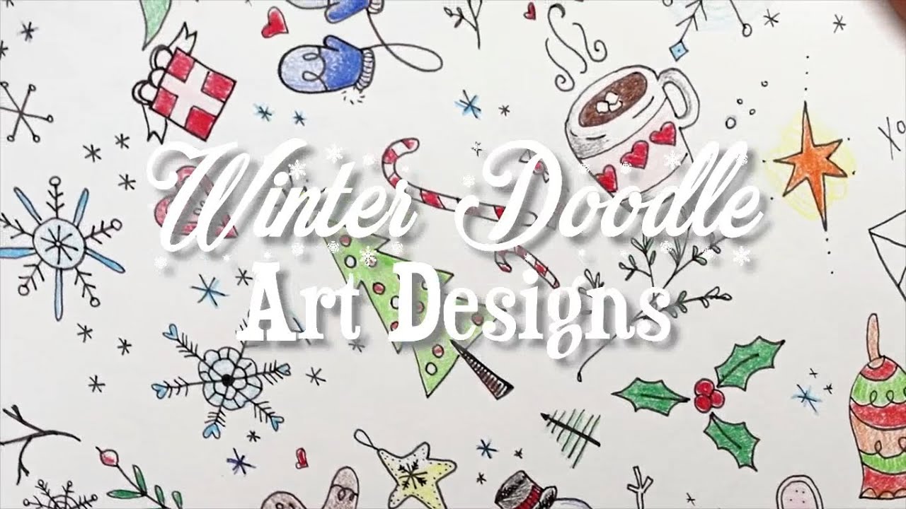 Craftwhack - Fun and Easy Winter Doodle Art Designs - YouTube
