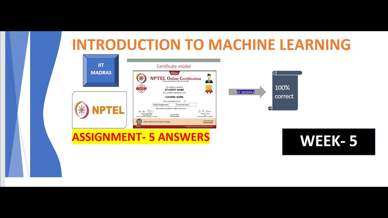 NPTEL: Introduction to Machine Learning Assignment 5 Answers|Week5 ...
