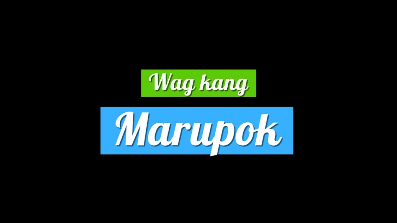 Wag Kang Marupok (Official Lyrics Video) - Prime x Akuma x Lilron x ...