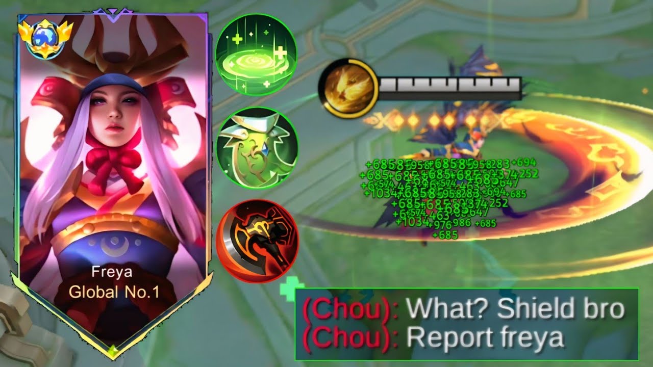 FREYA REVAMP USE THIS KIND OF BUILD FOR UNLI LIFESTEAL & SHIELD ...