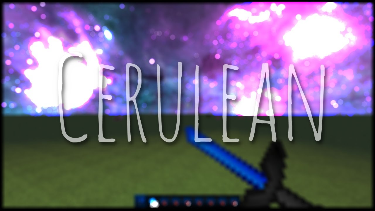 Minecraft "Cerulean" Texture Pack Preview + Release ツ - YouTube