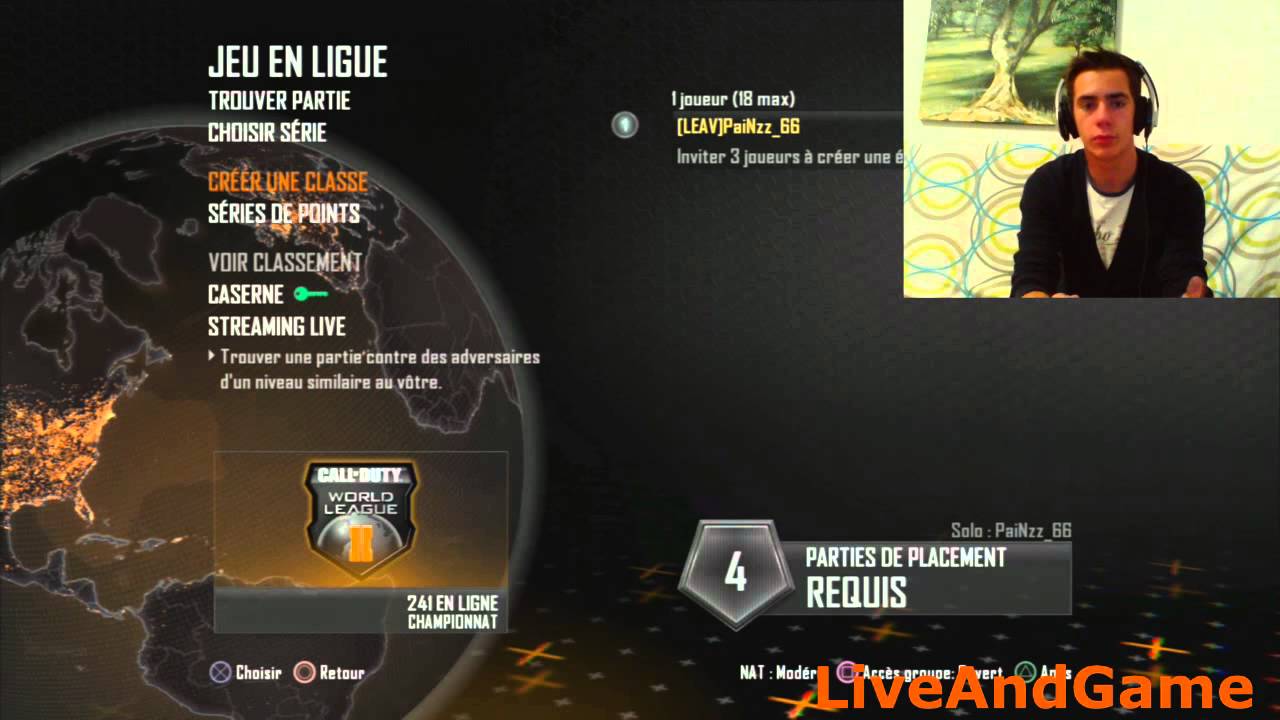 [Live and Direct] Call of Duty Black OPS 2 - petit tour de menu des ...